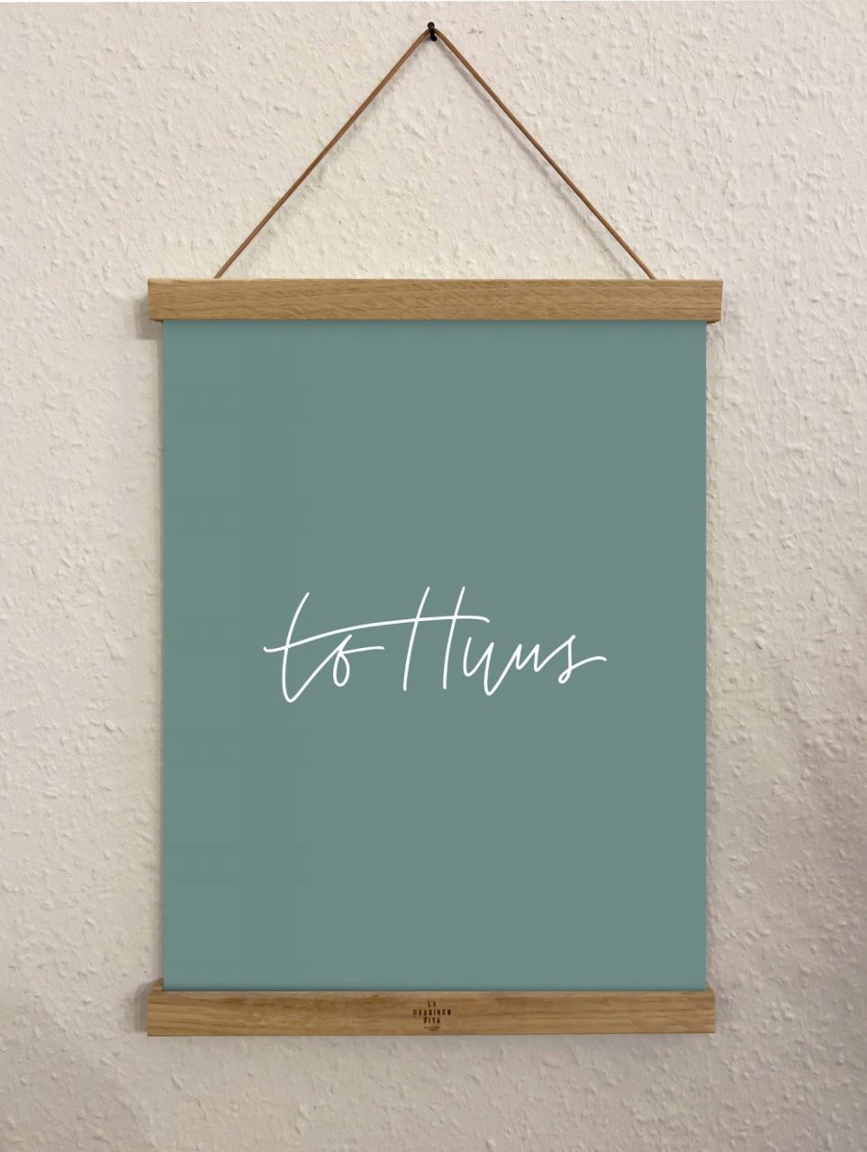 Posterhalter mit Poster to Huus salbei | LA NORDISCH VITA